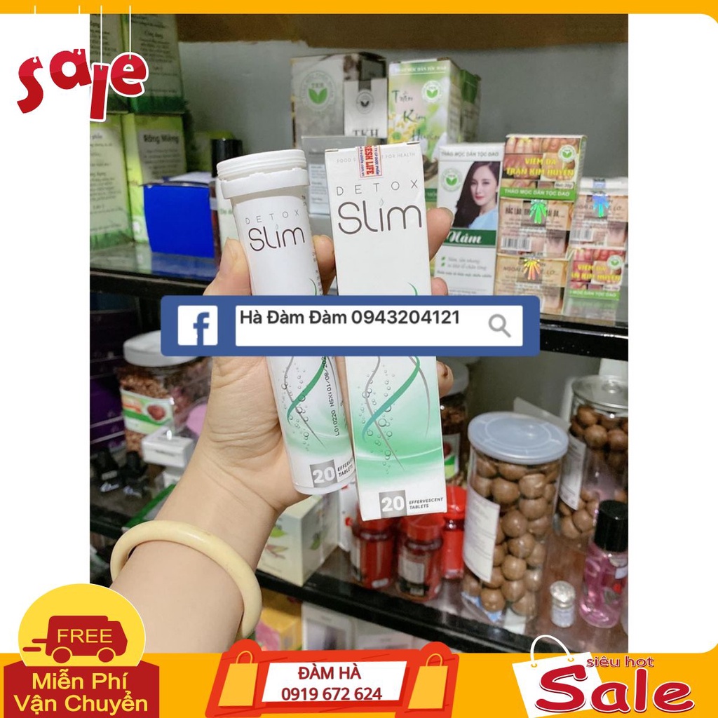 Detox slim effervescent weight loss tablets box of 20 tablets. | Shopee Malaysia