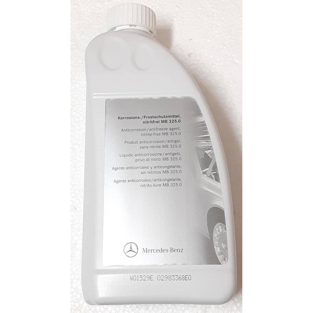 Mercedes Benz Original Engine Radiator Antifreeze Coolant Colour - Blue ...