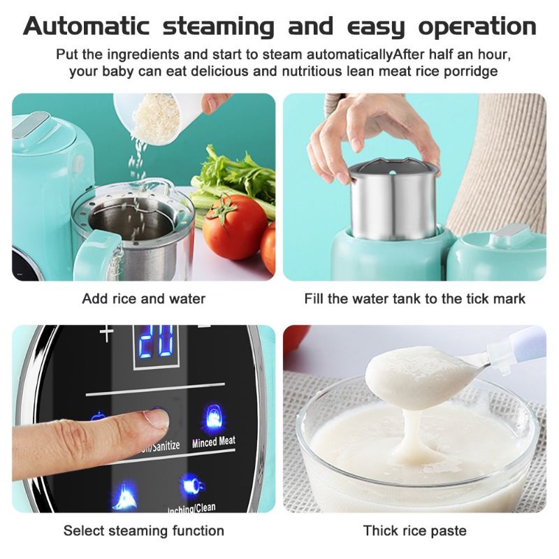 OUKE Baby Food Processor Steam Machine Grinder Blender Mixer Better ...