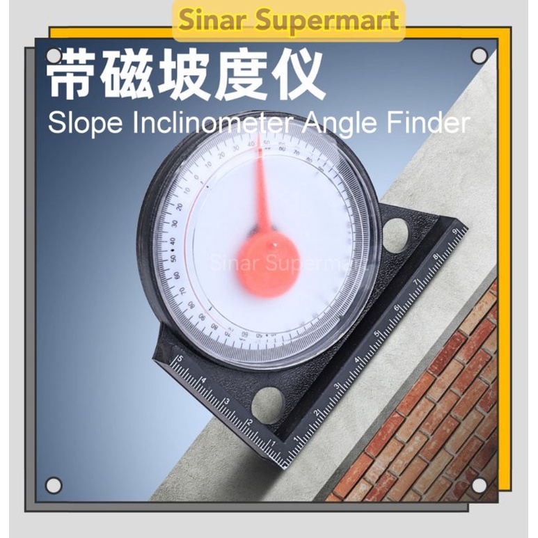 Slope Inclinometer Angle Finder With Magnet | Shopee Malaysia