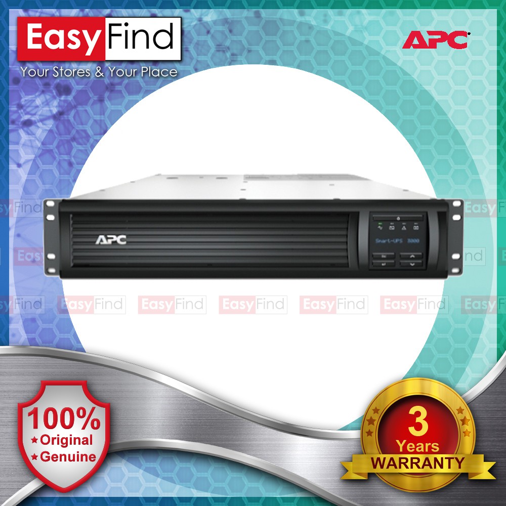 APC SMT3000RMI2UC Smart-UPS 3000VA LCD RM 2U 230V with SmartConnect ...