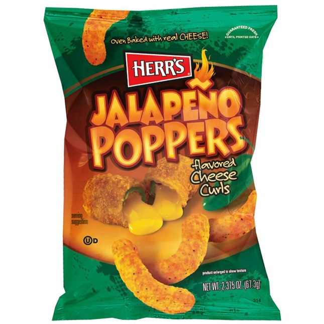 (Ready Snacks) USA Herr's Chips Buffalo Blue Cheese/Carolina Reaper ...