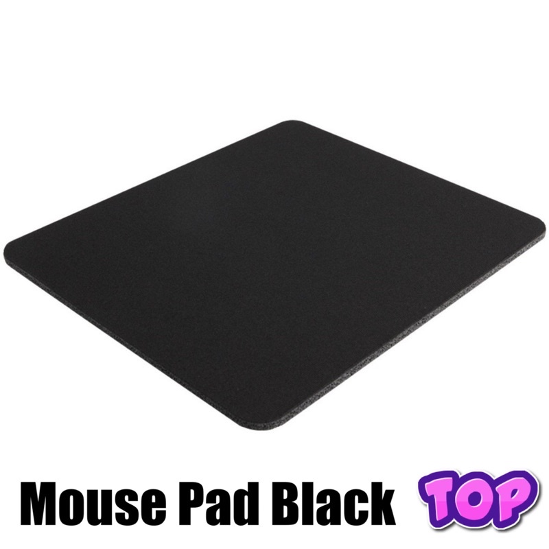 Mouse Pad Plain Black Gaming Mouse Computer Mouse | Shopee Malaysia