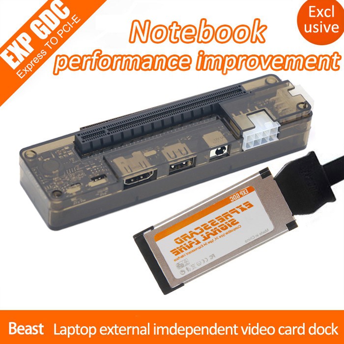 EXP GDC Beast Laptop External Independent Video Card Dock + Expresscard ...