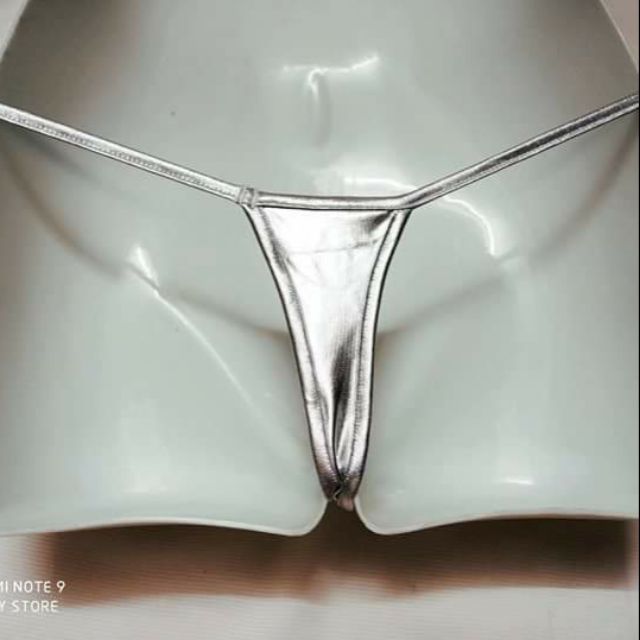 JASMINE (M-3XL) Silver Exotic Micro Shiny G String Thongs (CSOH P5128-2) | Shopee Malaysia