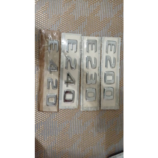 E CLASS W124 W210 W211 ORIGINAL MONOGRAM EMBLEM BOOT LOGO WORDING E200 ...