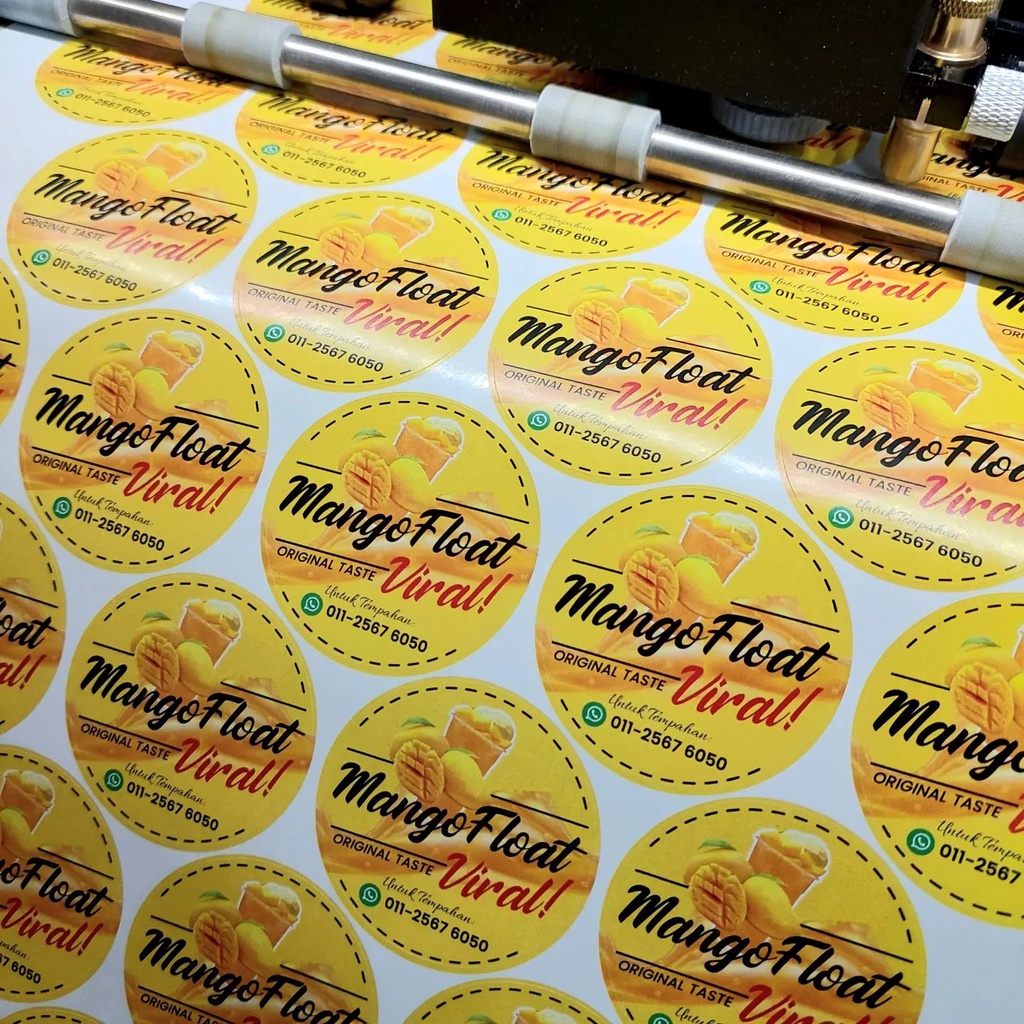 Sticker Label Min 1A3+ / Labek Makanan Minuman / Label sticker produk ...