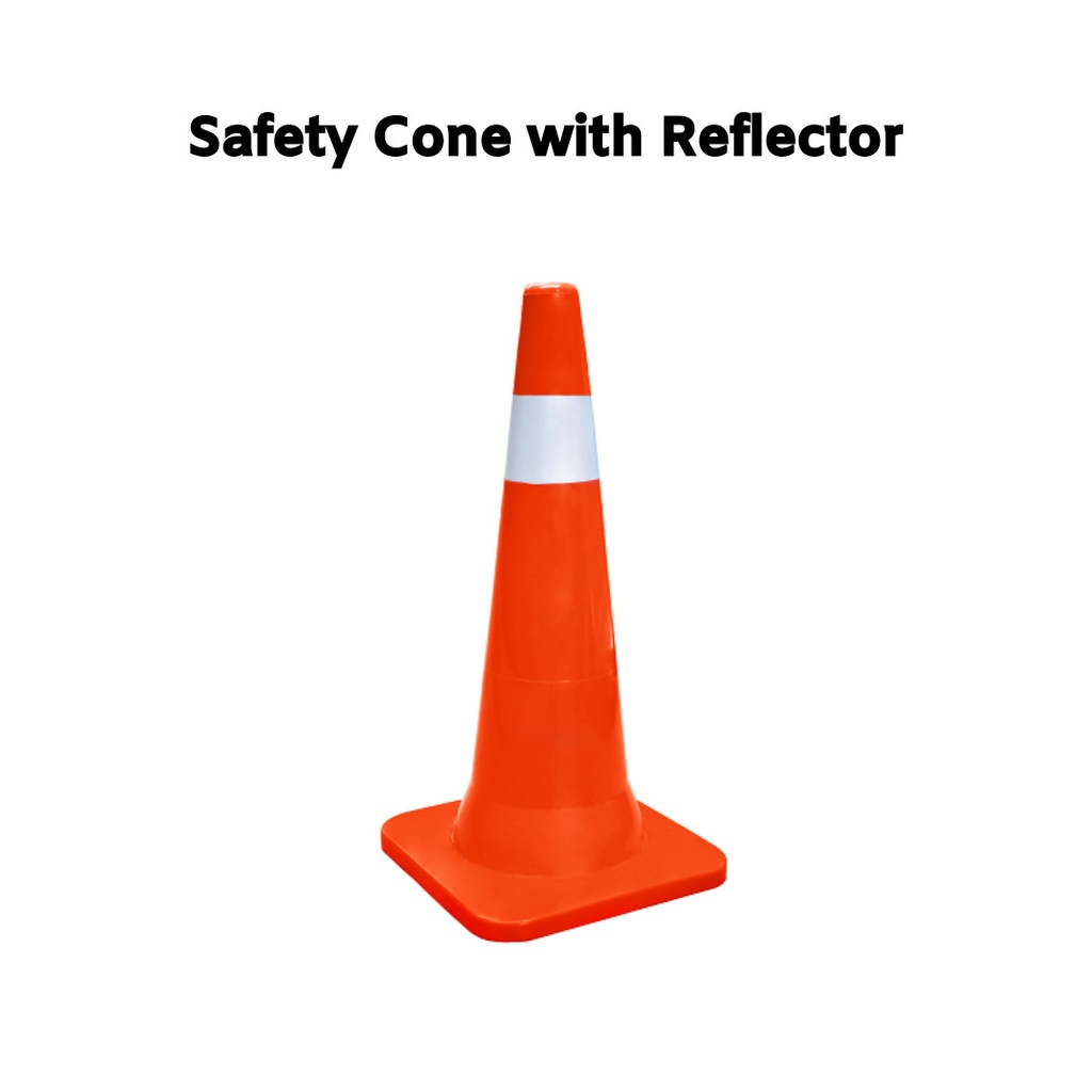 [30 inchi] Safety Cone With Reflector | Kon Keselamatan Jalan Raya ...