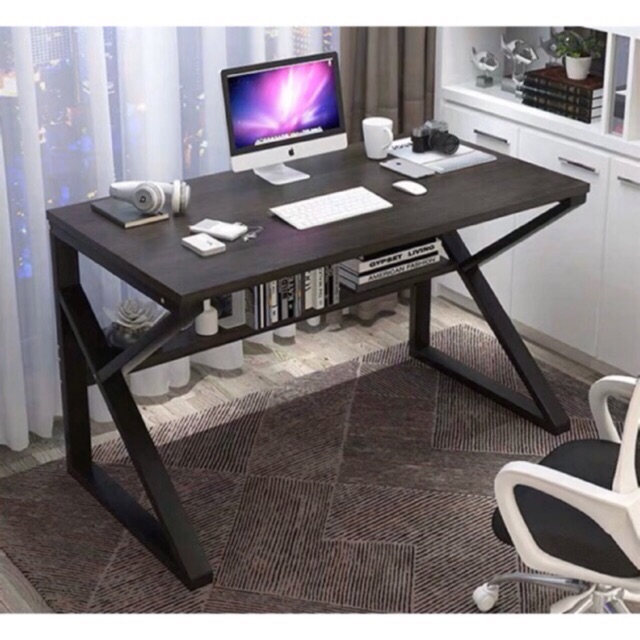 Nordic Style Computer Desk PC Laptop Wooden Study Table Workstation ...