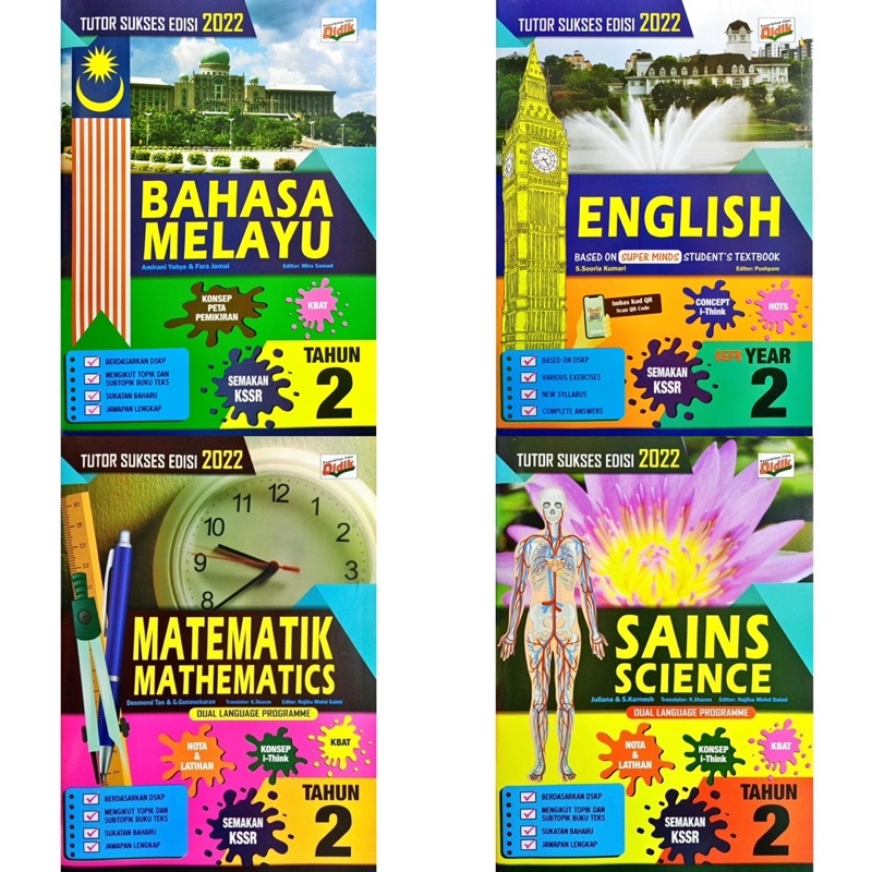 Buku Latihan Tutor Sukses Edisi 2022 Tahun 2 KSSR | Shopee Malaysia