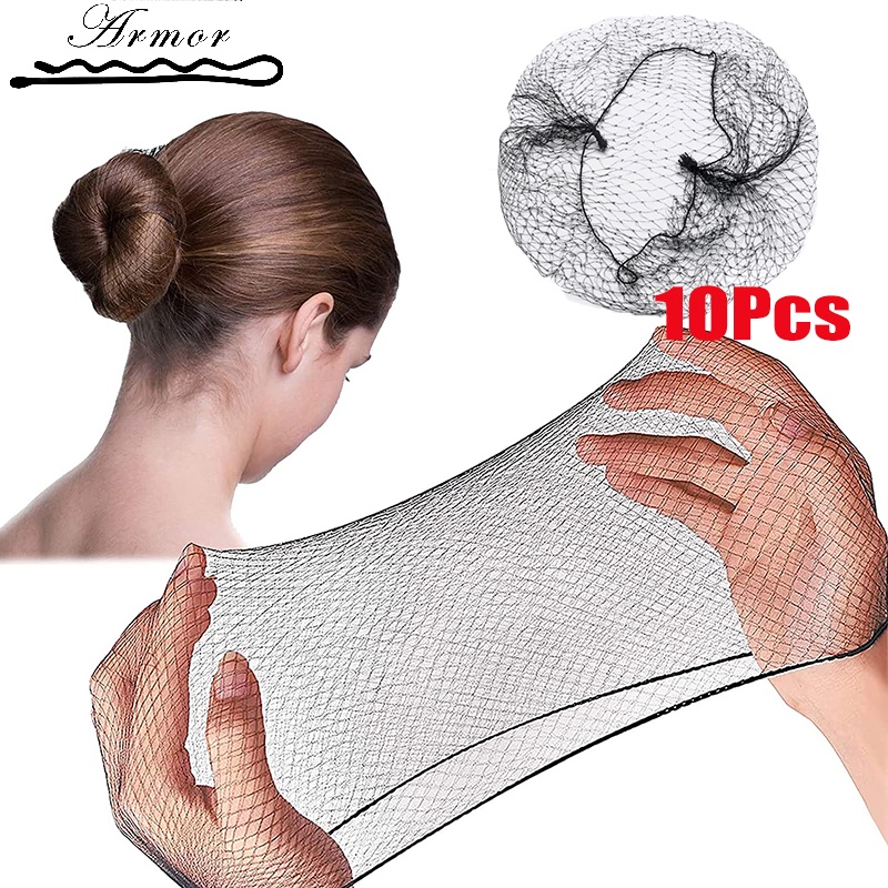 10 Pcs/Set Invisible Elastic Mesh Wig Nets / DIY Simple Styling Hair ...