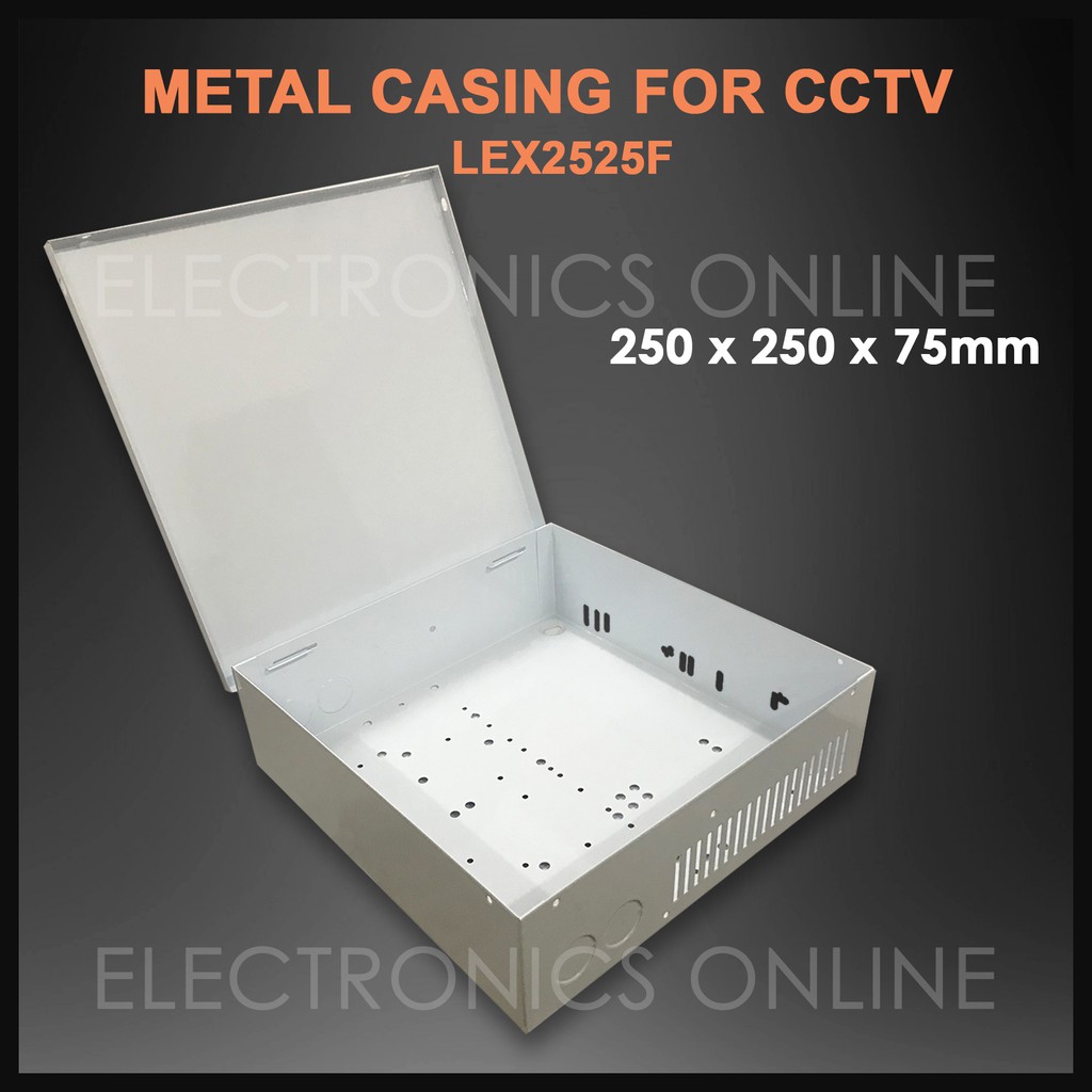 CCTV Metal Casing For Switching Power Supply 250 x 250 x 75mm Security ...
