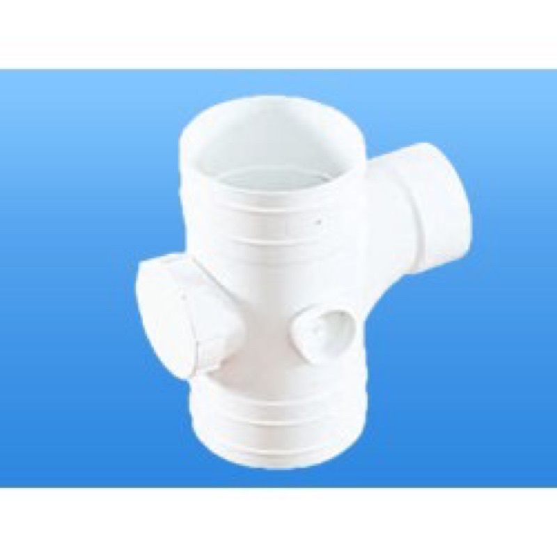 160MM X 110MM Upvc Branch Reducing Tee With I/O Inspection Opening 6" X ...