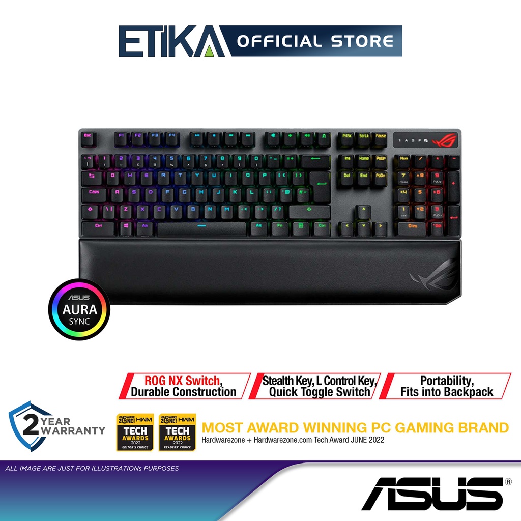 Asus XA09 ROG Strix Scope NX Wireless Deluxe | Gaming Mechanical ...