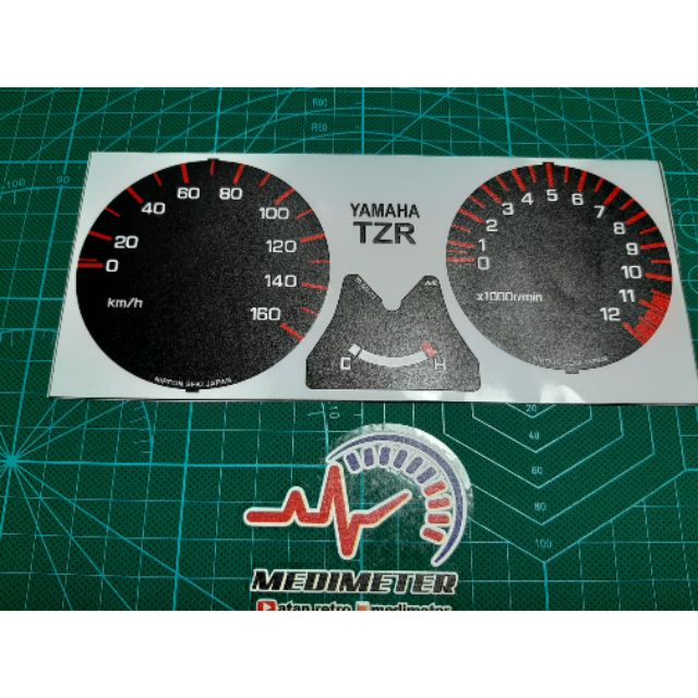 Stiker meter yamaha TZR 125 (160kmh) | Shopee Malaysia