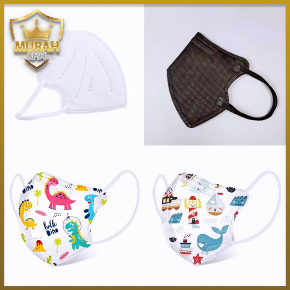 [ MURAH BUY FOREVER ] FACE MASK KN95 for children prevent influenza ( 4 ...