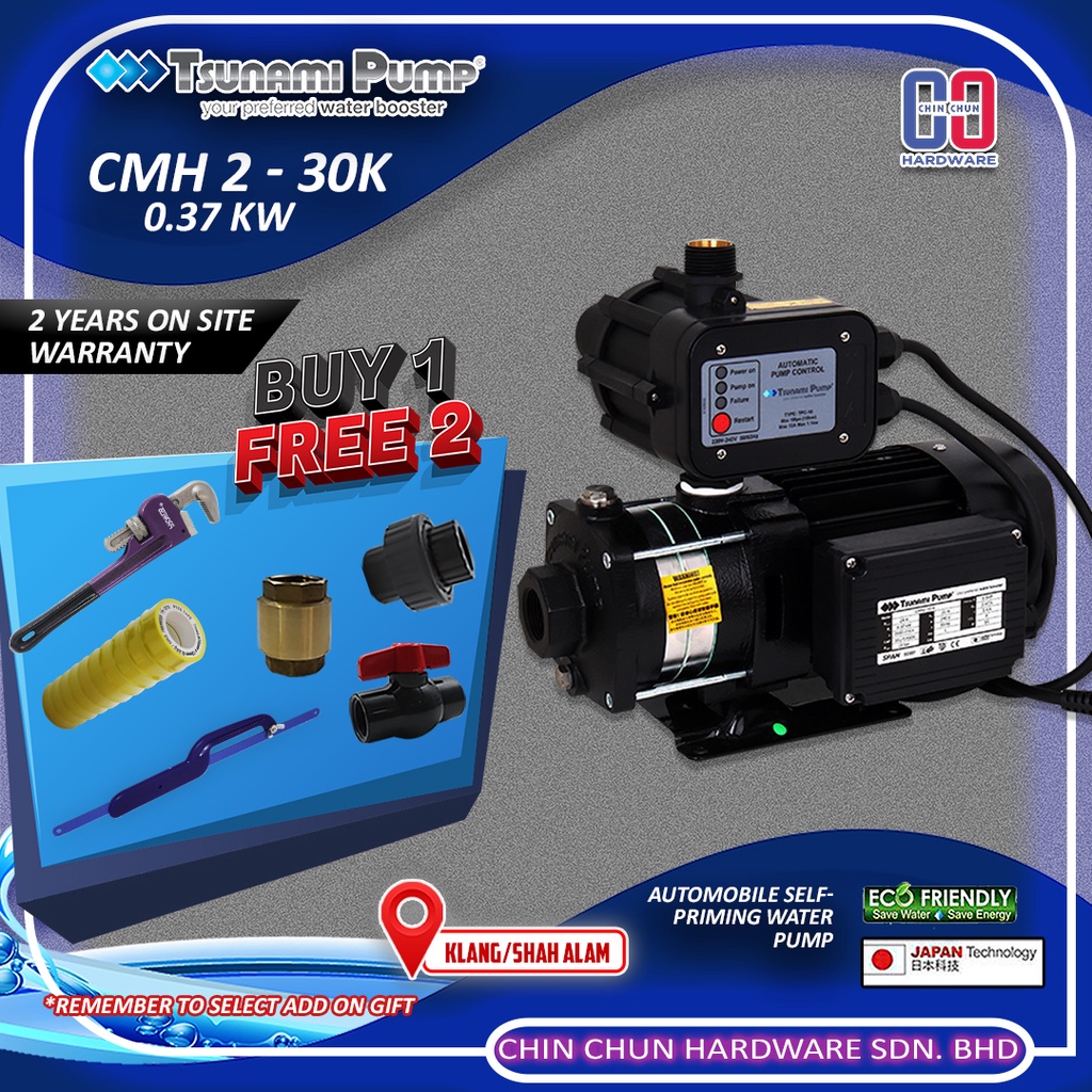 TSUNAMI CMH2-40K | CMH2-30K WATER BOOSTER PUMP | TSUNAMI PUMP | HOME ...