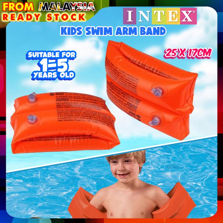 INTEX 59642 (NP3) Inflatable Extra Large Arm Band Ring For Children's ...