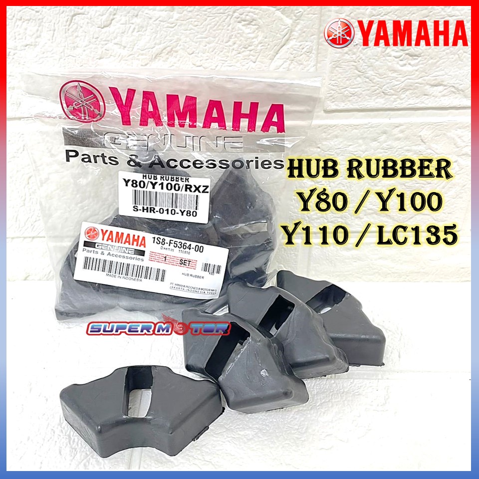 YAMAHA Y80/Y100/Y110/Y125Z/LC135/SRL 100% Original YAMAHA Hub Rubber ...