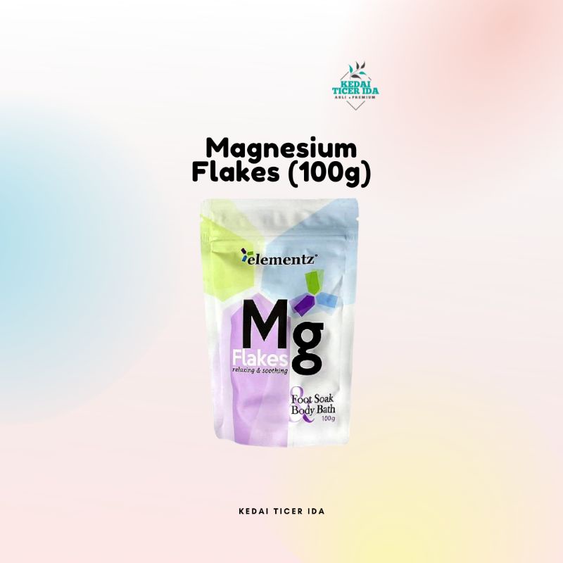 ELEMENTZ MAGNESIUM FLAKES MINI PACK 100G | Shopee Malaysia