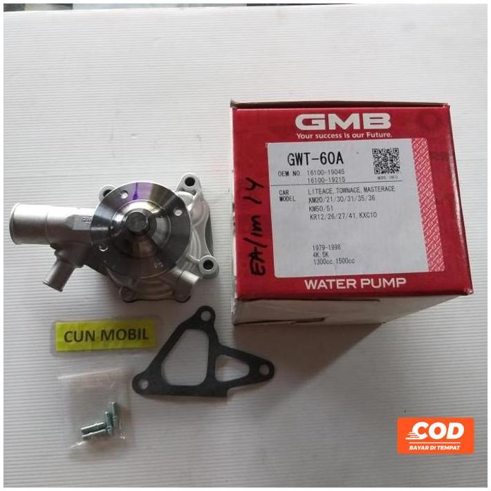Toyota Kijang Grand Water Pump, Large Pulley Capsules Gmb Gwt 60A Code ...