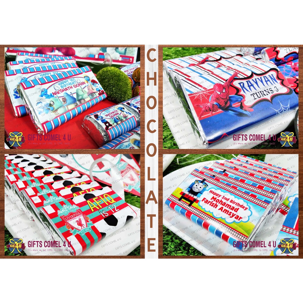 Coklat Wrapper Personalised Theme | LIVERPOOL | THOMAS & FRIENDS ...