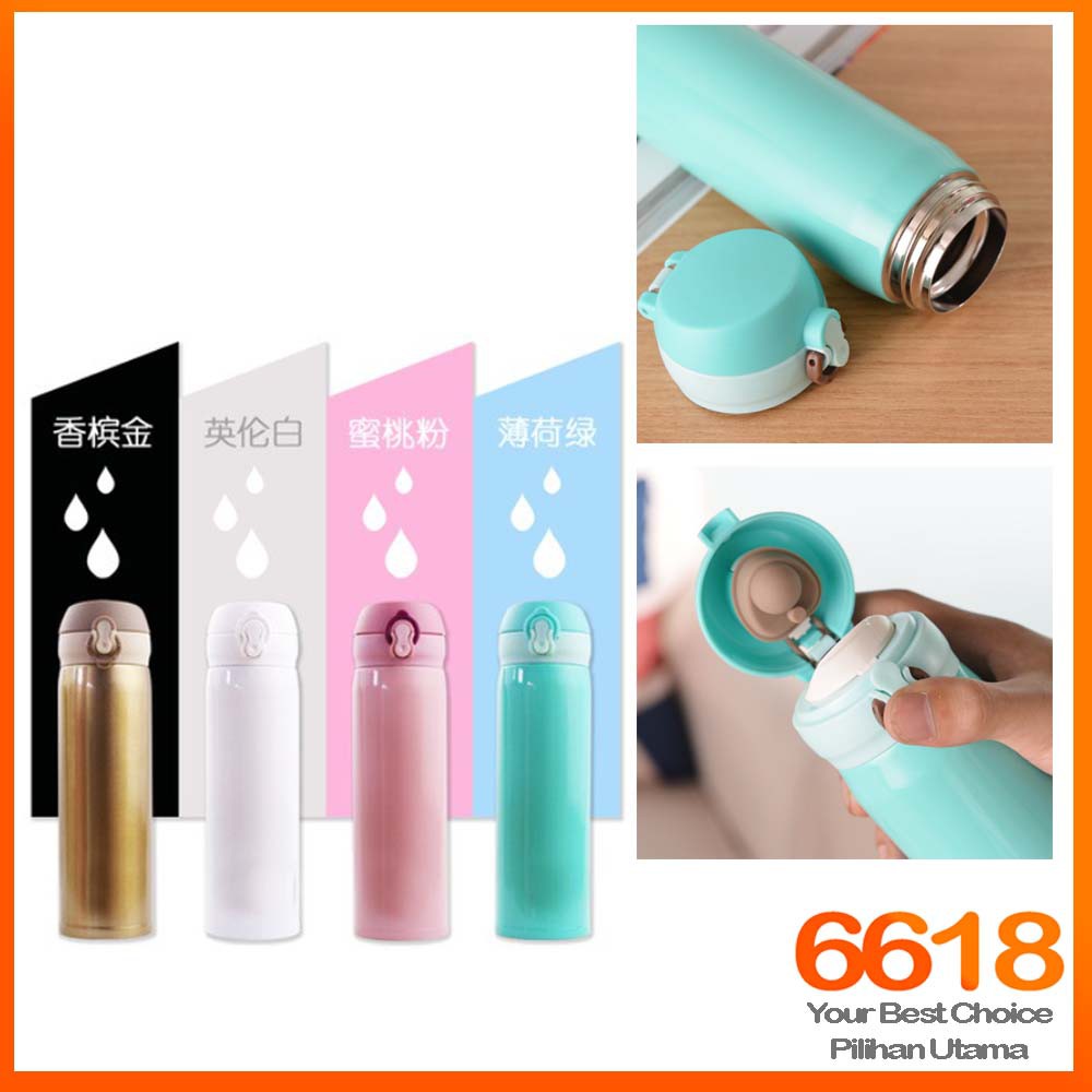500ML Botol Termos Kelalang Vakum Keluli Tahan Karat Stainless Steel ...