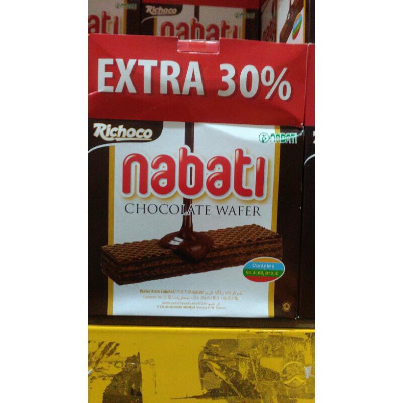 RICHOCO NABATI CHOCOLATE WAFER (20PCS X 6BOX X 18G) | Shopee Malaysia