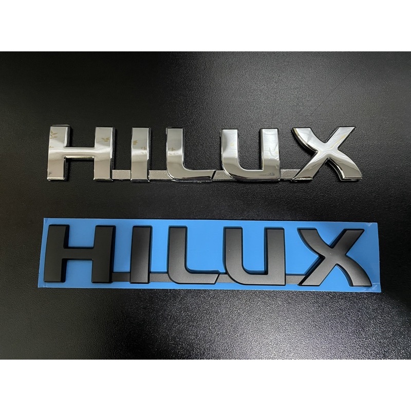 TOYOTA HILUX BLACK EMBLEM HILUX LOGO | Shopee Malaysia