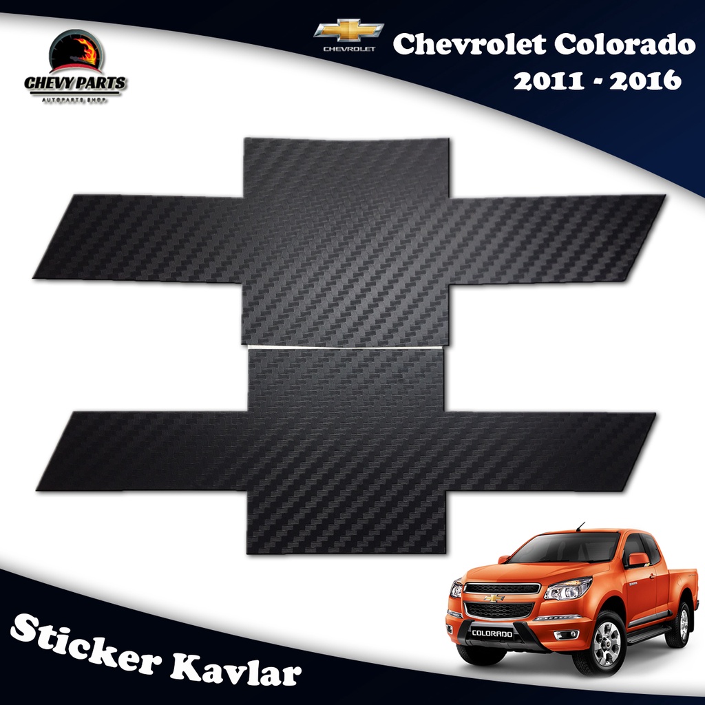 Chevrolet Logo kevlar Sticker Carbon Cruze Colorado Trailblazer Captiva ...