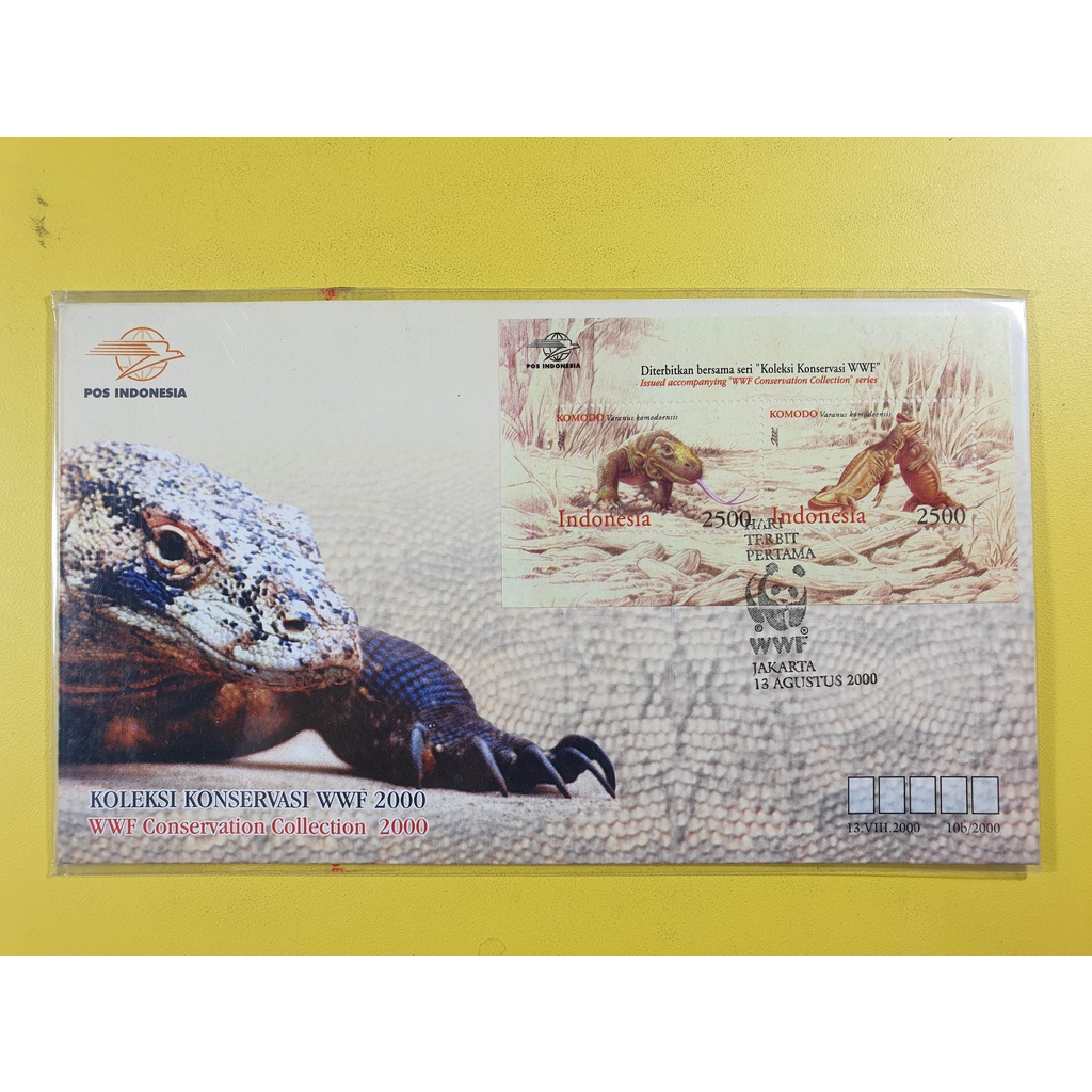 Wwf 2000 Conservation Collection Stamp Komodo Theme (SS) | Shopee Malaysia
