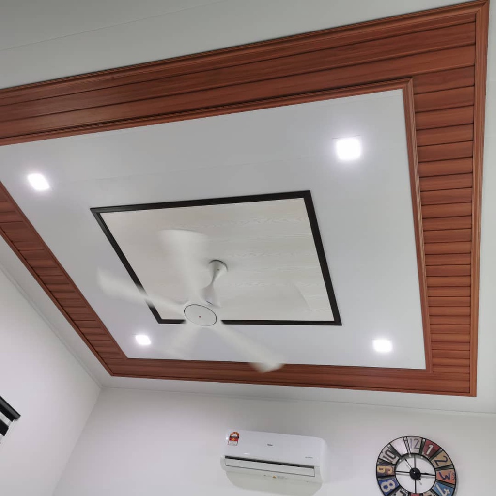 Pvc Ceiling, Easy D.I.Y , Ready Stock 1FT - 6FT,Support Custom Made Up ...