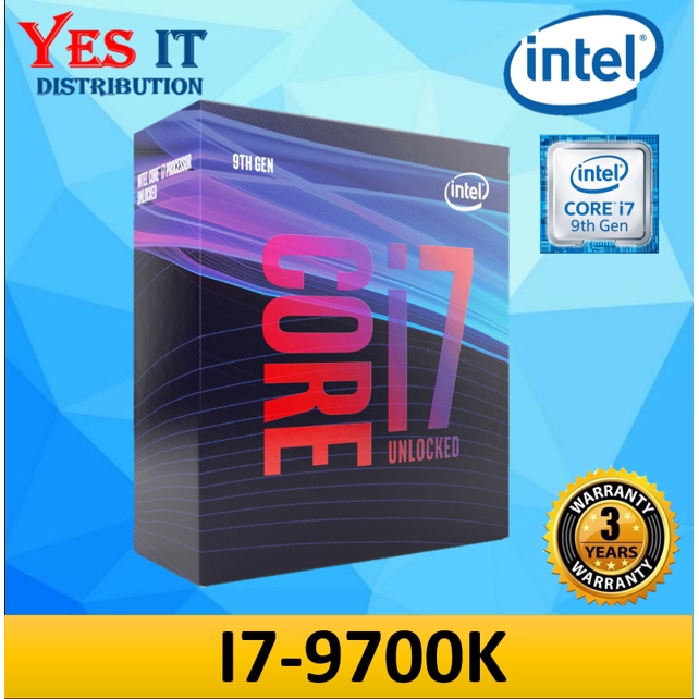 Intel® Core I7-9700K Processor [12M Cache, Up To 4.90 GHz] | Shopee ...