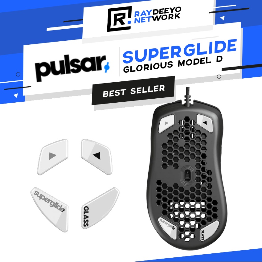 Pulsar Superglide Glass Mouse Skates for Razer / Logitech / Glorious ...