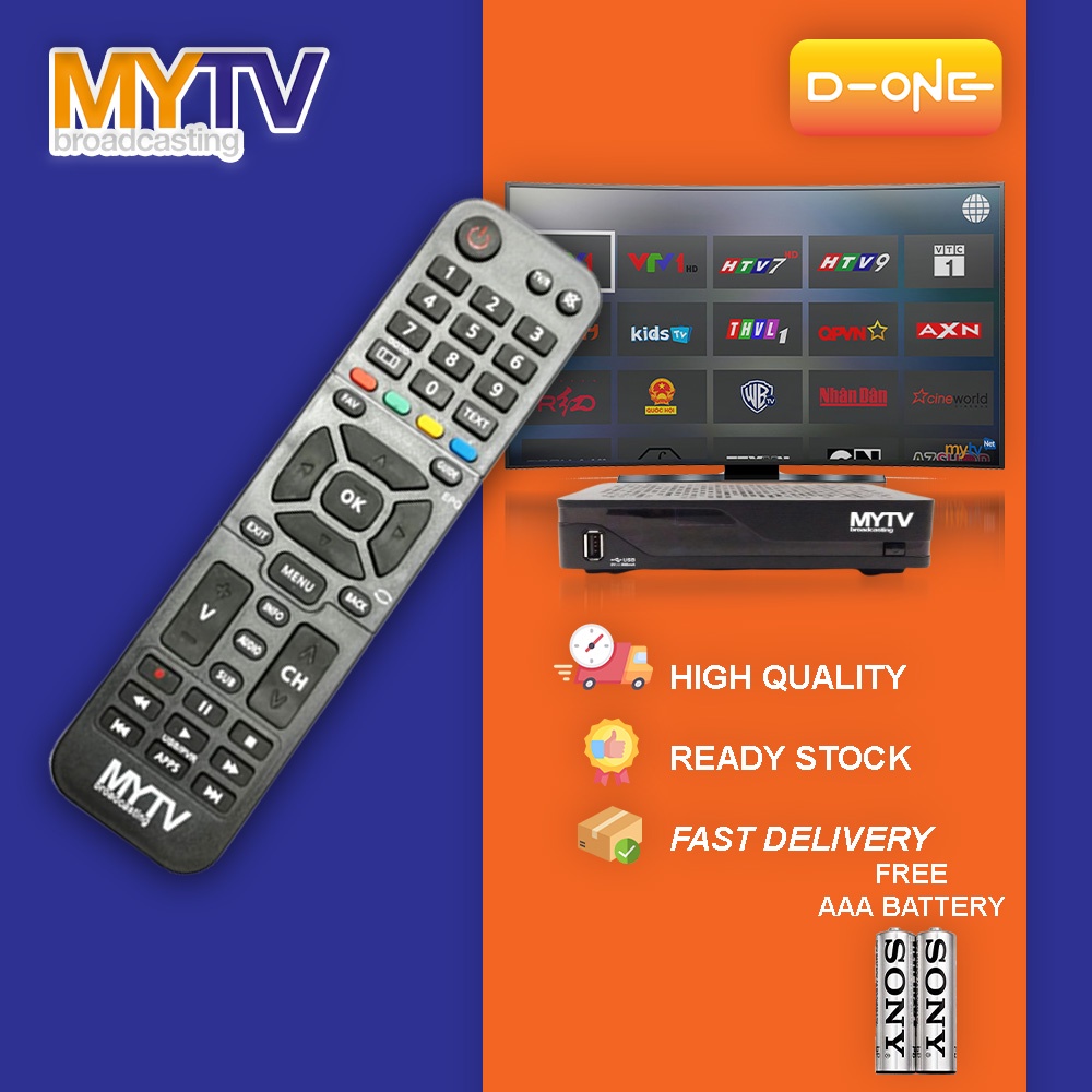 MYTV Remote Control for MYTV Decoder Advanced (Pensonic) Original with ...