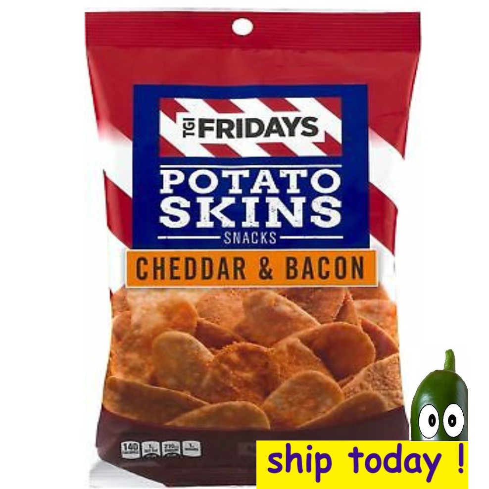 Tgi Fridays Potato Skins Cheddar N Bacon 4 Oz Shopee Malaysia