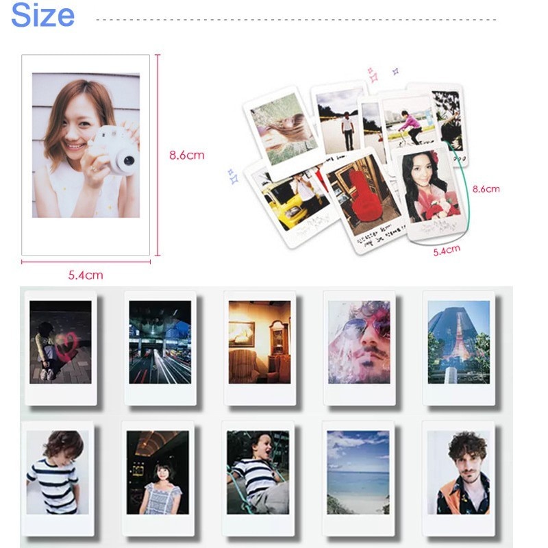 Lomo Print @ Saiz(10-110 pcs)(White Frame) | Shopee Malaysia