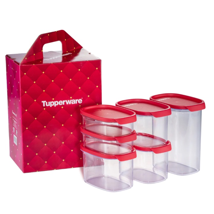 Tupperware Ultra Clear Containers (6pcs) | Shopee Malaysia