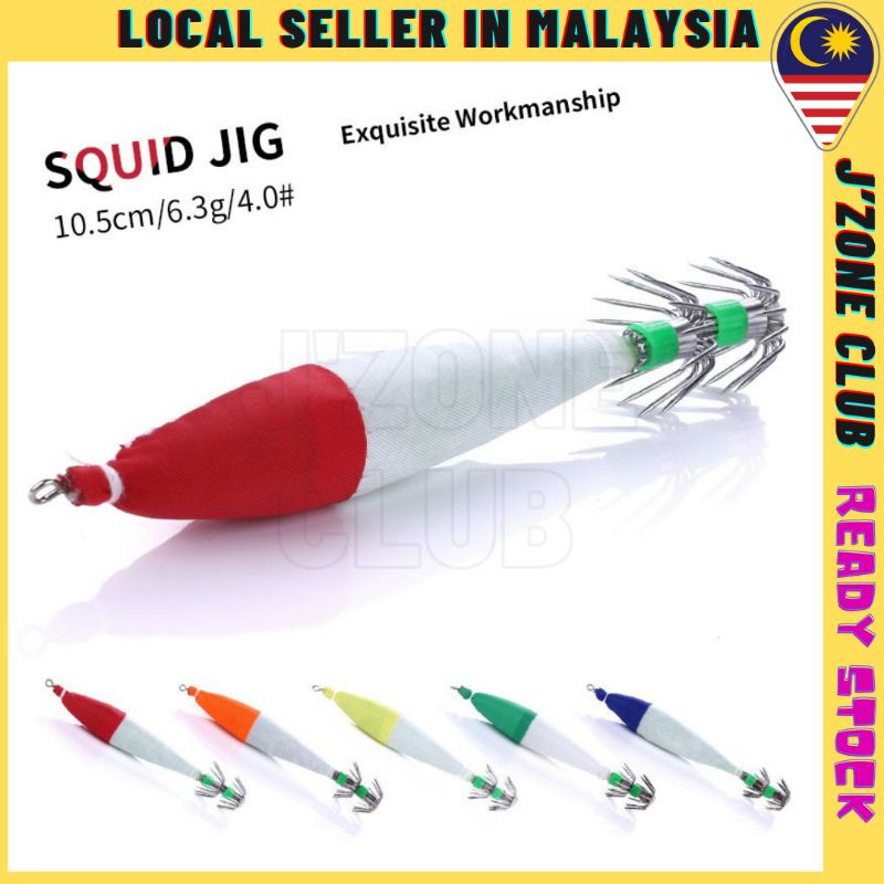 🇹🇭🔥SEAWOOD 5PCS Umpan Sotong Fishing Lure 10.5cm 6.3g Luminous Squid Bait🔥🇹🇭 | Shopee Malaysia