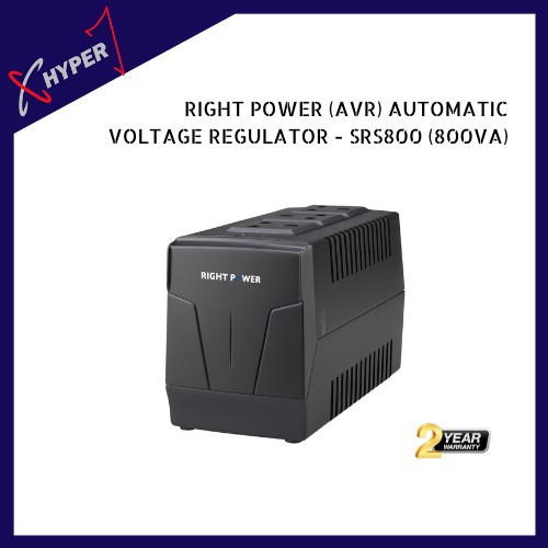 Right Power (AVR) Automatic Voltage Regulator - SRS800 (800VA) | Shopee ...