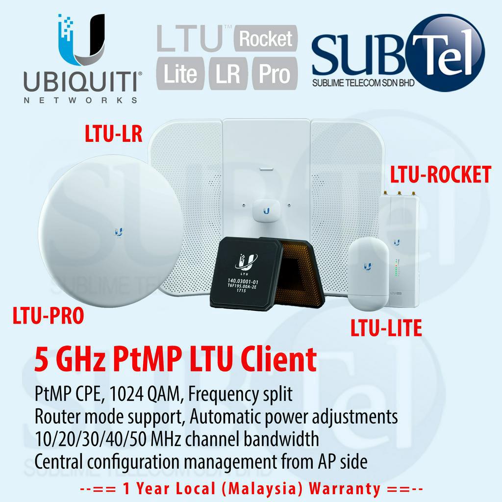 CLEARANCE Ubiquiti LTU-Lite LTU-LR LTU-PRO 5 GHz PtMP LTU Client Radio ...