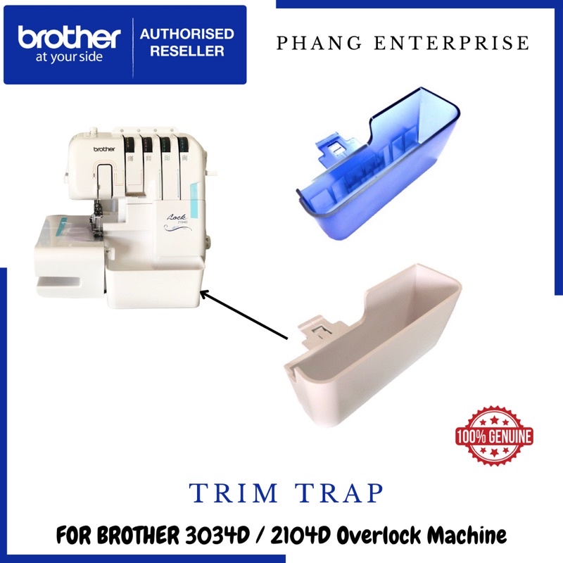 Brother 2104D Trim Trap overlock sewing machine ORIGINAL | Shopee Malaysia
