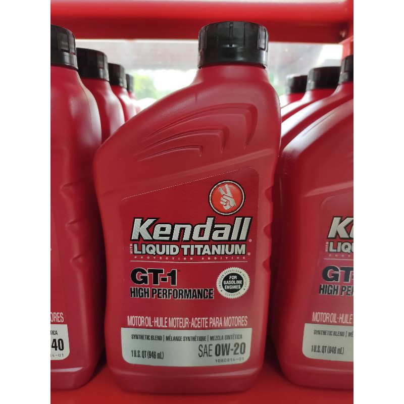 🇺🇸Free Oil Filter Proton/Perodua Kendall GT-1 HP SAE 0w20 0w-20 with ...