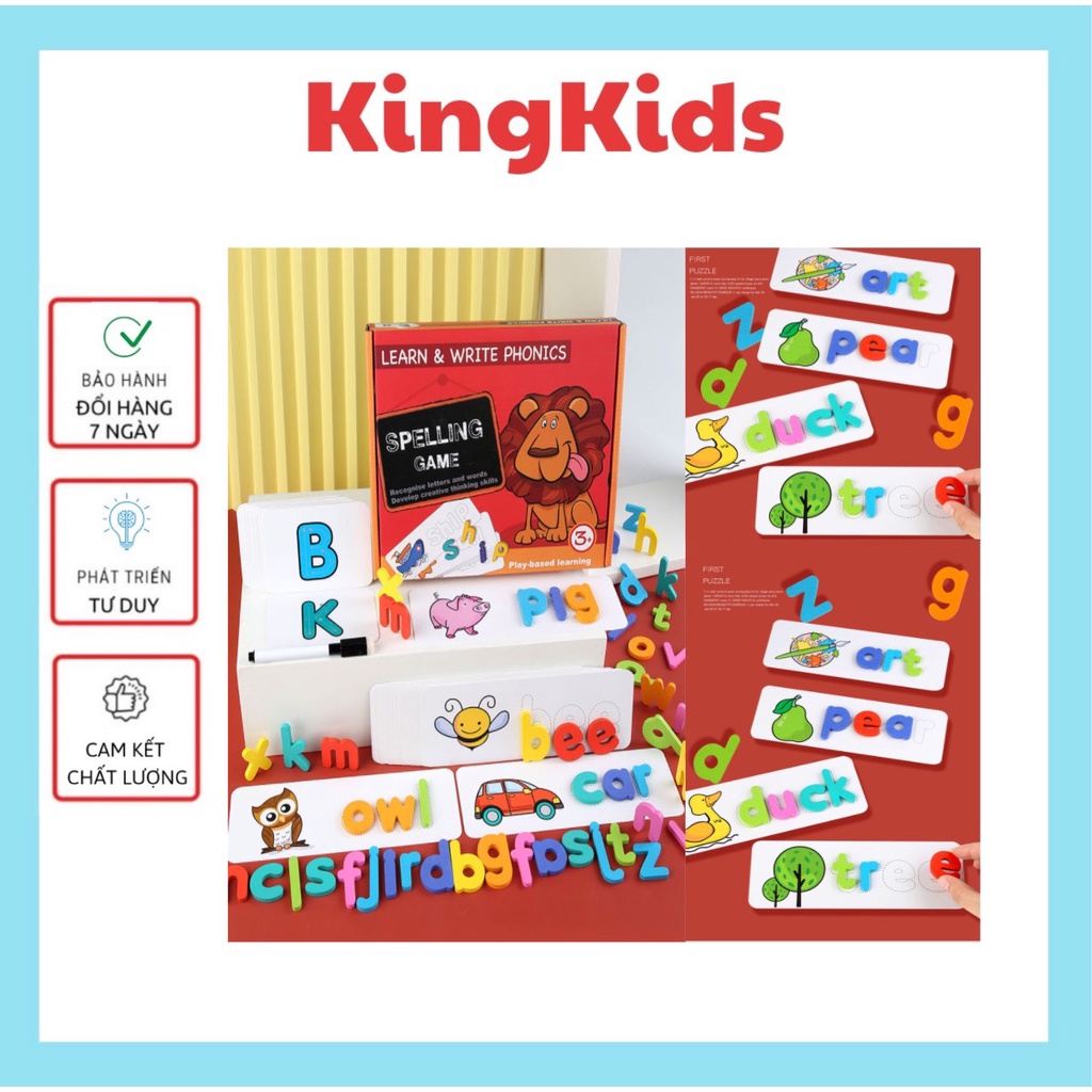 Spelling game English puzzle toys, help children practice reading ...