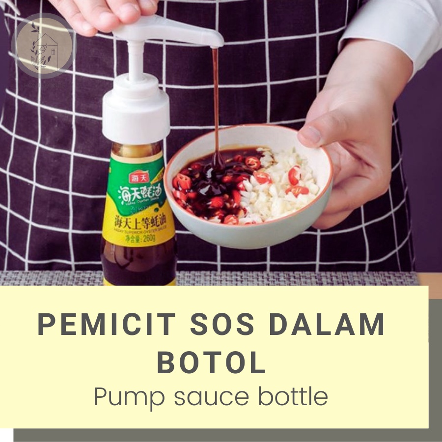 Pemicit botol sos Sauce Dispenser Universal Size Pam Kepala Botol Sos ...