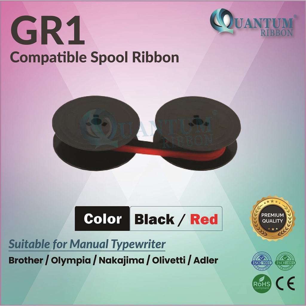 GR1 GR-1 GR 1 Spool Ribbon for Manual Typewriter DIN2103 Olympia Adler ...