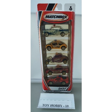 MATCHBOX D.A.R.E 5 PACK -1955 CHEVY BEL AIR/VOLKSWAGEN CONCEPT/33 FORD ...