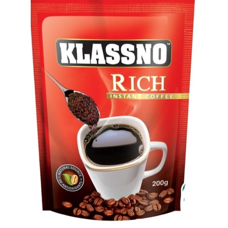 KLASSNO RICH INSTANT COFFEE RF 200GM | Shopee Malaysia