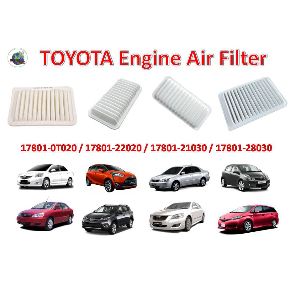 Toyota Engine Air Filter 17801-0T020 / 17801-22020 / 17801-21030 / ...