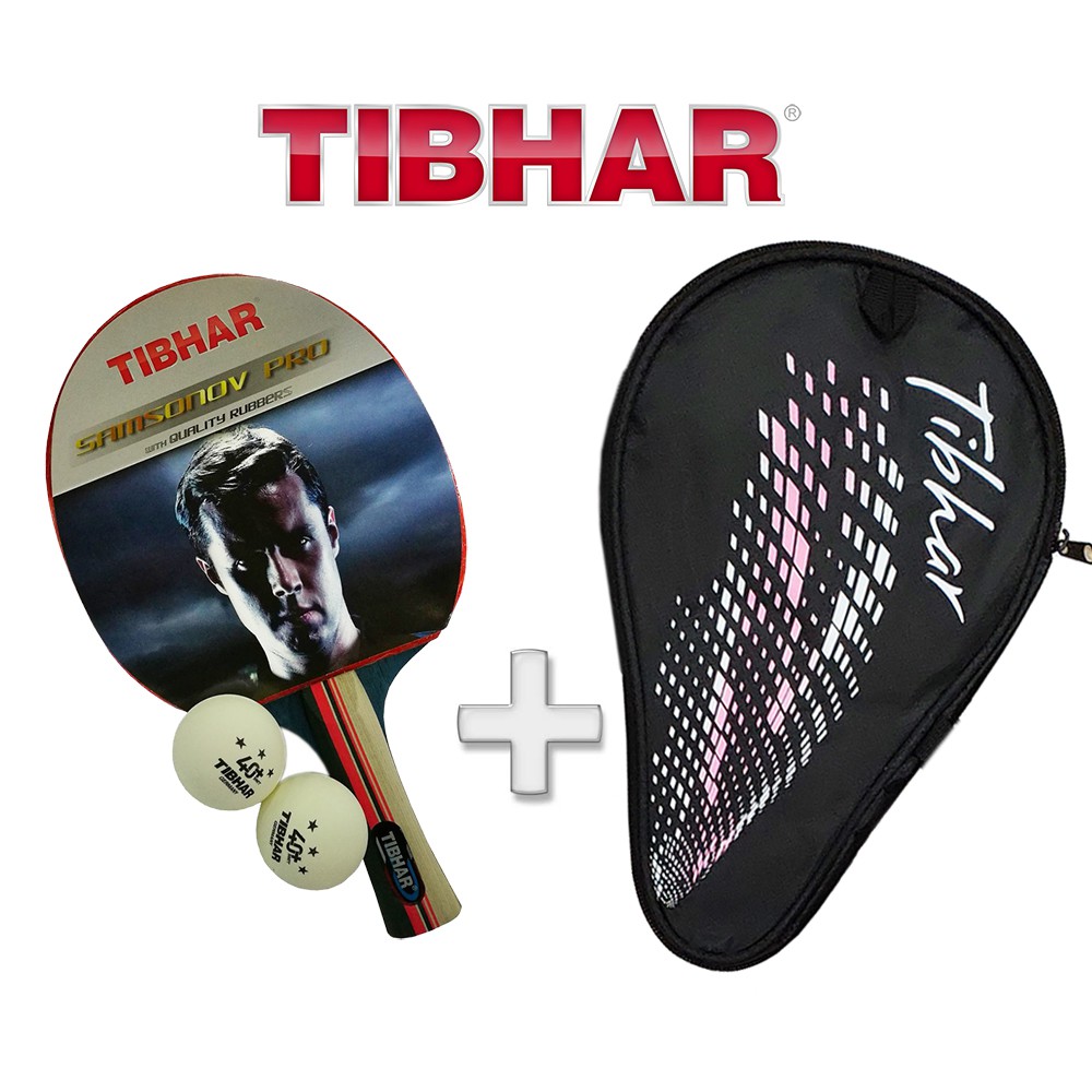 Tibhar Samsonov Pro Table Tennis / Ping Pong Bat + Tibhar Round Cover | Shopee Malaysia